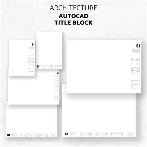 Minimalist Architect Title Block Templates Autocad Title Block Template Autocad Layout