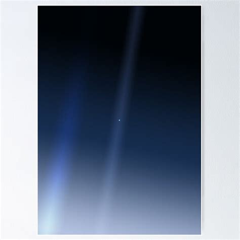 Pale Blue Dot — Nasa Voyager 1 2020 Revision ⛔ Vector Version Poster