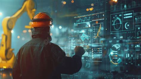 An Engineer In A High Tech Manufacturing Setting Is Programming Or Operating Advanced Automated