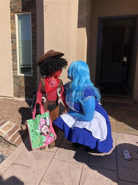 Ruby Rider And Sapphire From Steven Universe Aww