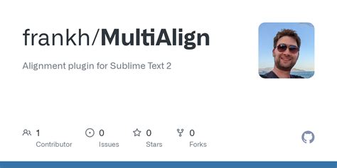 GitHub Frankh MultiAlign Alignment Plugin For Sublime Text 2