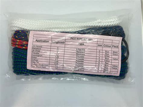 Rs Laser Pico Control Lines And Sheets Rigging Pack
