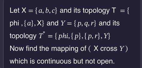 solved let x {a b c} ﻿and its topology t { ﻿phi {a} ﻿ x}