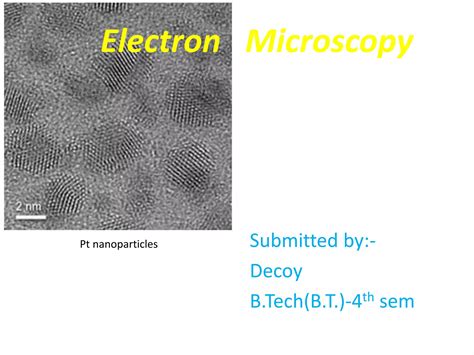 Powerpoint Presentation On Electron Microscopy Ppt