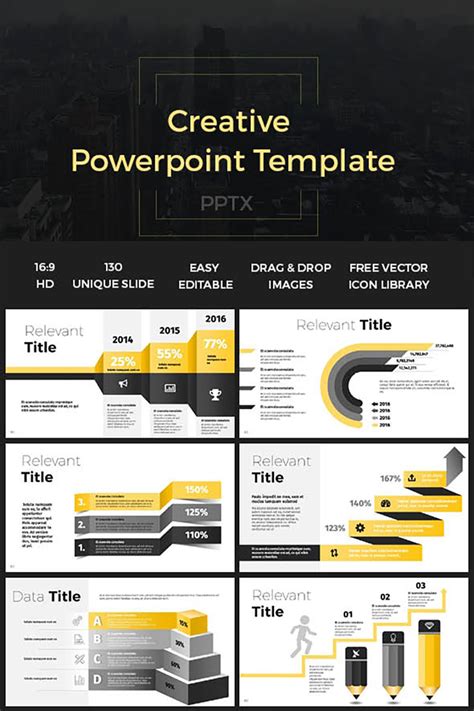 Electronic Powerpoint Template Templatemonster