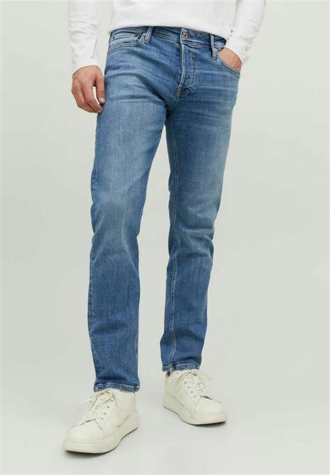 Jack And Jones Straight Leg Jeans Blue Denimblauw Denimbluedenim