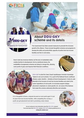 DDU GKY Scheme Guidelines PDF
