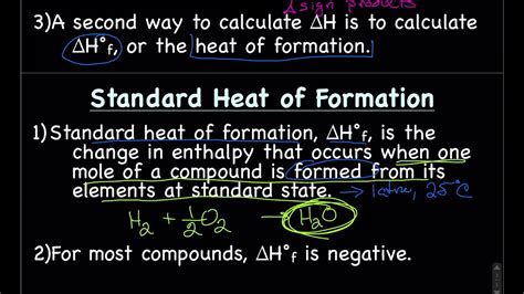 Heat Of Formation Chart