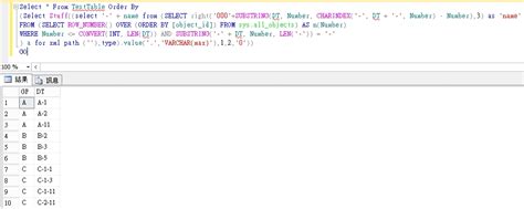 Sql 有趣的數字及字串夾雜排序方法 Rock的sql筆記本 點部落