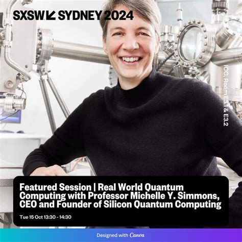 Sxswsydney Quantumcomputing Sxsw Innovation Quantumtechnology Silicon Quantum Computing