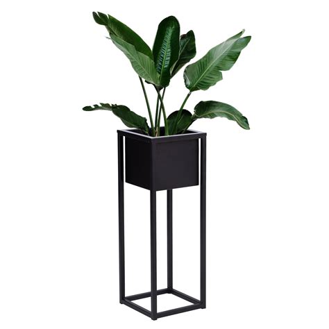 Kwietnik Loftowy CONCOVE 60 Cm Czarny Tanio ToHurt Pl