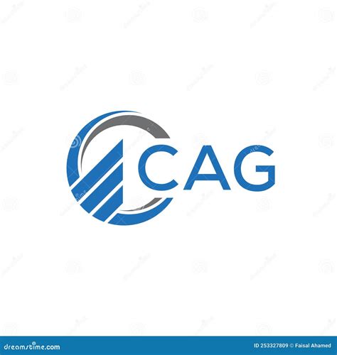 Cag Flat Accounting Logo Design On White Background Cag Creative