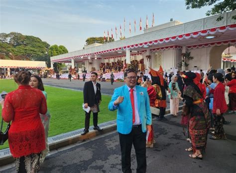 Dr Ilyas Indra Ketum DPP KNPI Hadiri Upacara HUT RI Ke 78 Di Istana