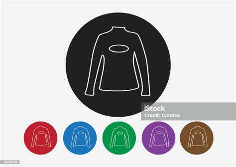 服裝襯衫和 T 恤圖示服裝圖示向量圖形及更多t恤圖片 T恤 互聯網 便裝 Istock