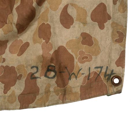 Original Us Wwii Usmc M 1942 Reversible Spot Pattern” Camouflage Ra