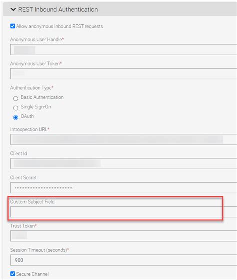 Configuring Application Interface To Use OAuth For Siebel REST Inbound