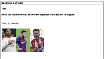 MYP Spanish Reading Task Sheet With Criteria Prompt And Criteria