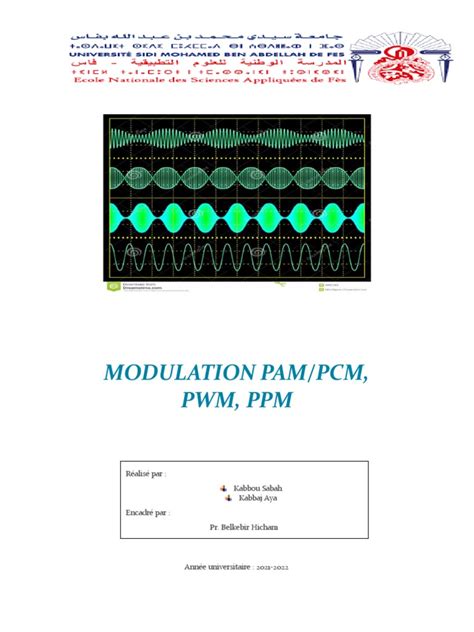 Modulation Pam Pcm Pwm Ppm Pdf Modulation Ingénierie