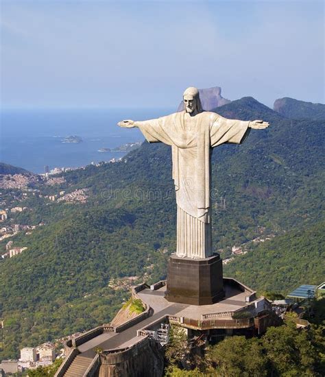Cristo El Corcovado Río De Janeiro El Brasil De La Estatua Del Redentor