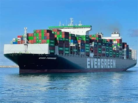 A Year After Blocking The Suez Canal Another Evergreen Vessel Runs