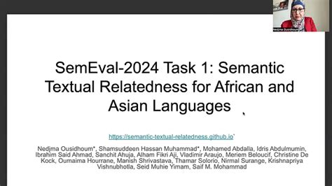 Underline SemEval Task 1 Semantic Textual Relatedness For African And Asian Languages