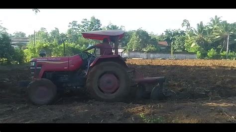 Mahindra 575di 4wd Tractor With Disc Plough ඩිස් නගුල Youtube