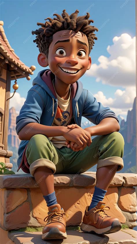 Premium Photo The Character Person In The Animated Movie Moan