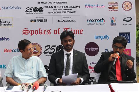 Mr Hariharan Student Core Events And Workshops Shaastra 2024 Iit