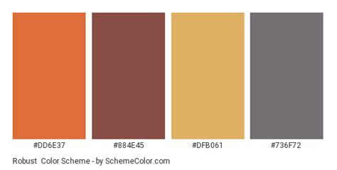 Robust Color Scheme Brown