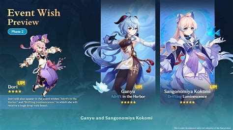 Genshin Impact 30 Banners Sumeru Characters Weapons And 4 Stars
