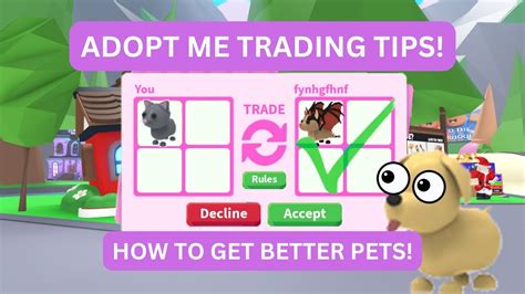 Adopt Me Trading Tips Adopt Me Tips And Tricks Youtube