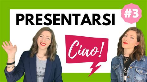 Impara Litaliano In Pochi Minuti Dialogo Per Presentarsi In Italiano