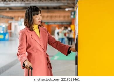 Woman Withdrawing Money Atm Machine Stock Photo Shutterstock