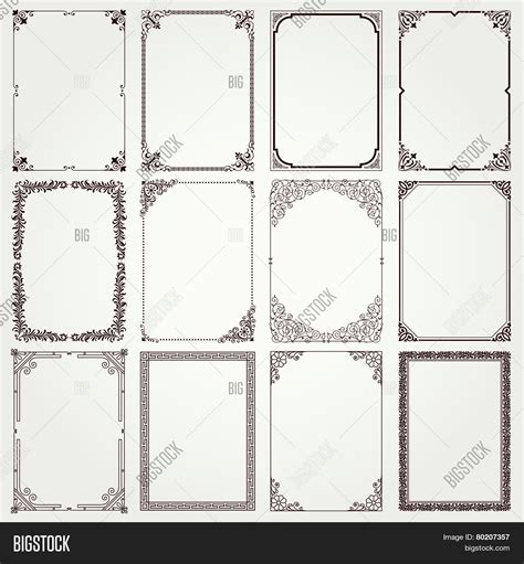 Decorative Frames Vector And Photo Free Trial Bigstock