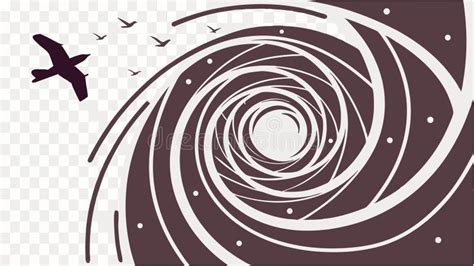 Spiral Vortex Abstract Dynamic Motion And Swirl Design Vector Design Generative Ai Stock Vector