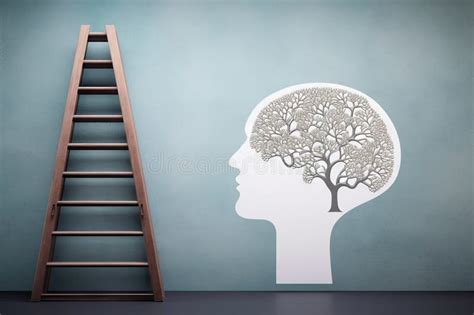 Success Ladder Concept Motivation Improve Ideas Brainstorming Solution