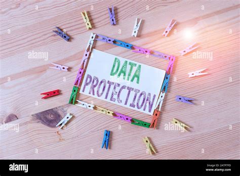 Word Writing Text Data Protection Business Photo Showcasing Legal Control Over Access And Use