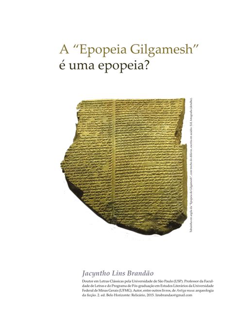 A Epopéia De Gilgamesh Pdf FDPLEARN