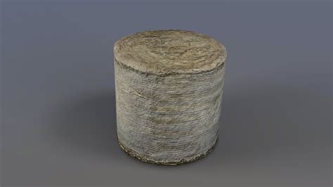Hay Bale Round Low Poly Pbr 3d Model Turbosquid 2237272