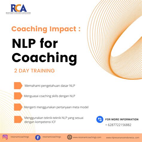 NLP For Coaching Resonant Coaching Associates