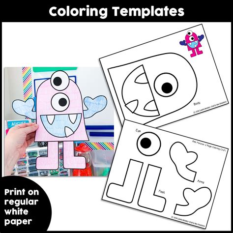 Monster Craft Halloween Craft Alien Space Craft Activity
