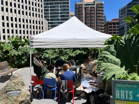 Free Outdoor Writing Workshops At Sfs Salesforce Park Every Wednesday