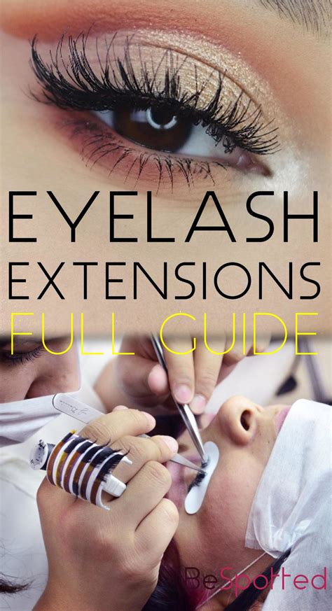 Eyelash Extensions Absolutely Everything You Need To Know Be Spotted