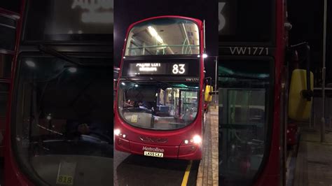 London Bus Blind Changing Route 83 YouTube