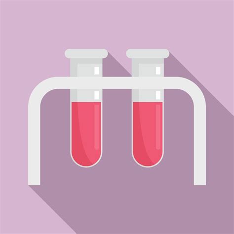 Science Test Tube Lab Icon Flat Style 14544582 Vector Art At Vecteezy