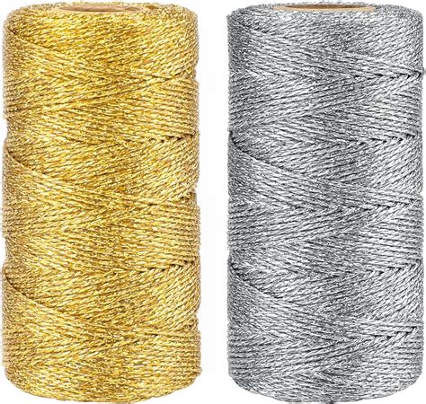 ZOCONE 100m*1.5mm Fil Doré Noel+20 Racines 20cm Métallique Cordon ...
