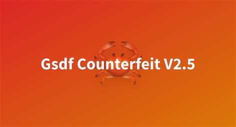 Fphn Gsdf Counterfeit V At Main