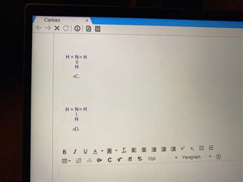 Solved Draw The Lewis Structure And Structural Formula For