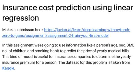 Mirnaz Ali On Linkedin Mirnazali201502 Insurance Linear Regression
