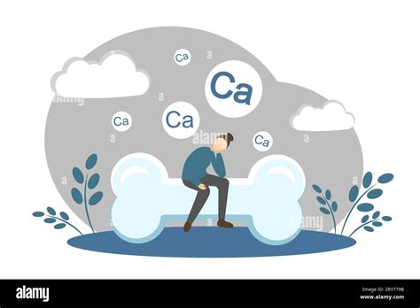 Calcium For Bone Health Stock Vector Image And Art Alamy